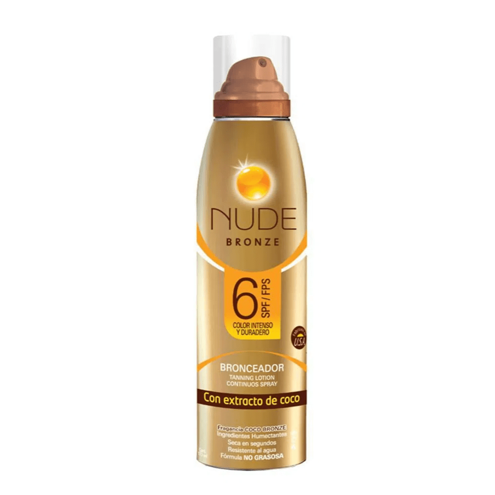 Bronceador Nude Aerosol Spf 6 177ml Puntos Colombia