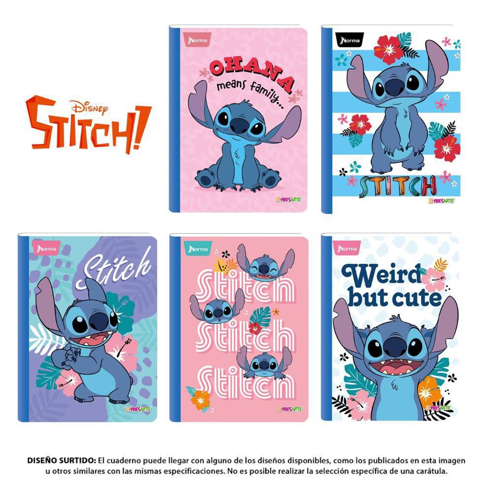 Cuaderno. STITCH Cuadriculado 50 hojas Cos | Puntos Colombia