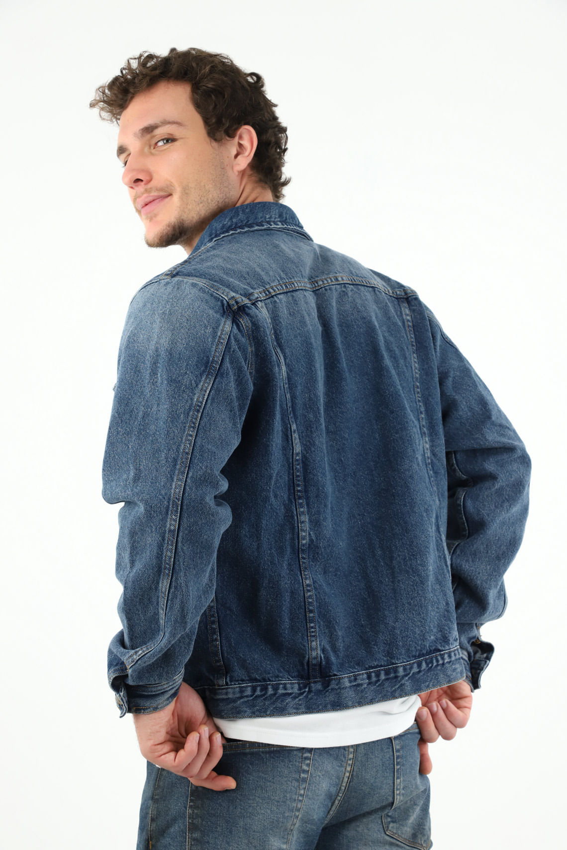 Chaqueta azul para hombre | Puntos Colombia