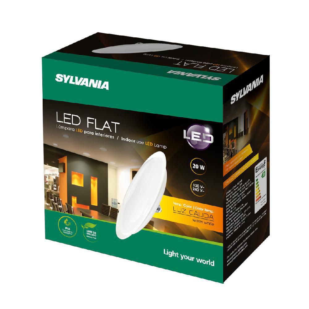 Led Flat 20W Luz Blanca SYLVANIA P2316836 | Puntos Colombia