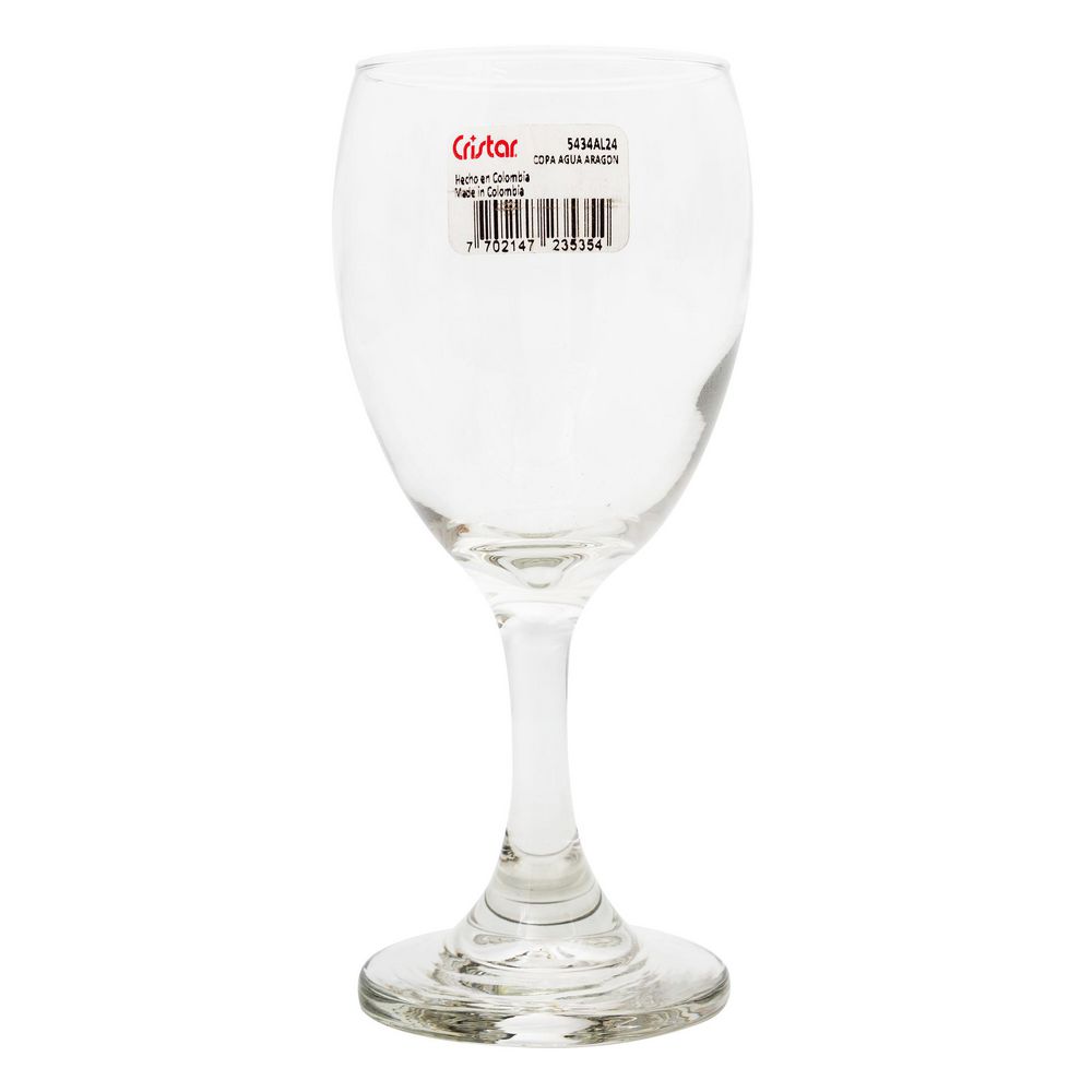 COPA AGUA ARAGON 300ML CRISTAR 5434AL24 | Puntos Colombia