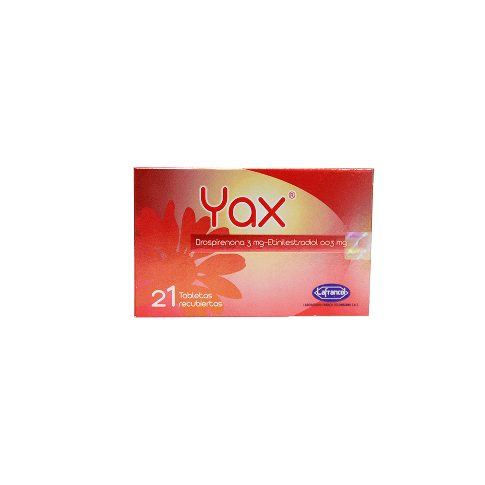 Yax X 21 Tabletas Recubiertas | Puntos Colombia