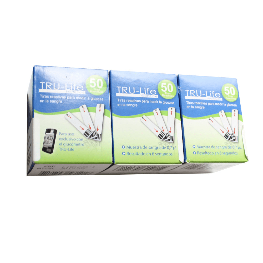 Oferta Tiras Tru-Life Reactivas X 50 Pague | Puntos Colombia