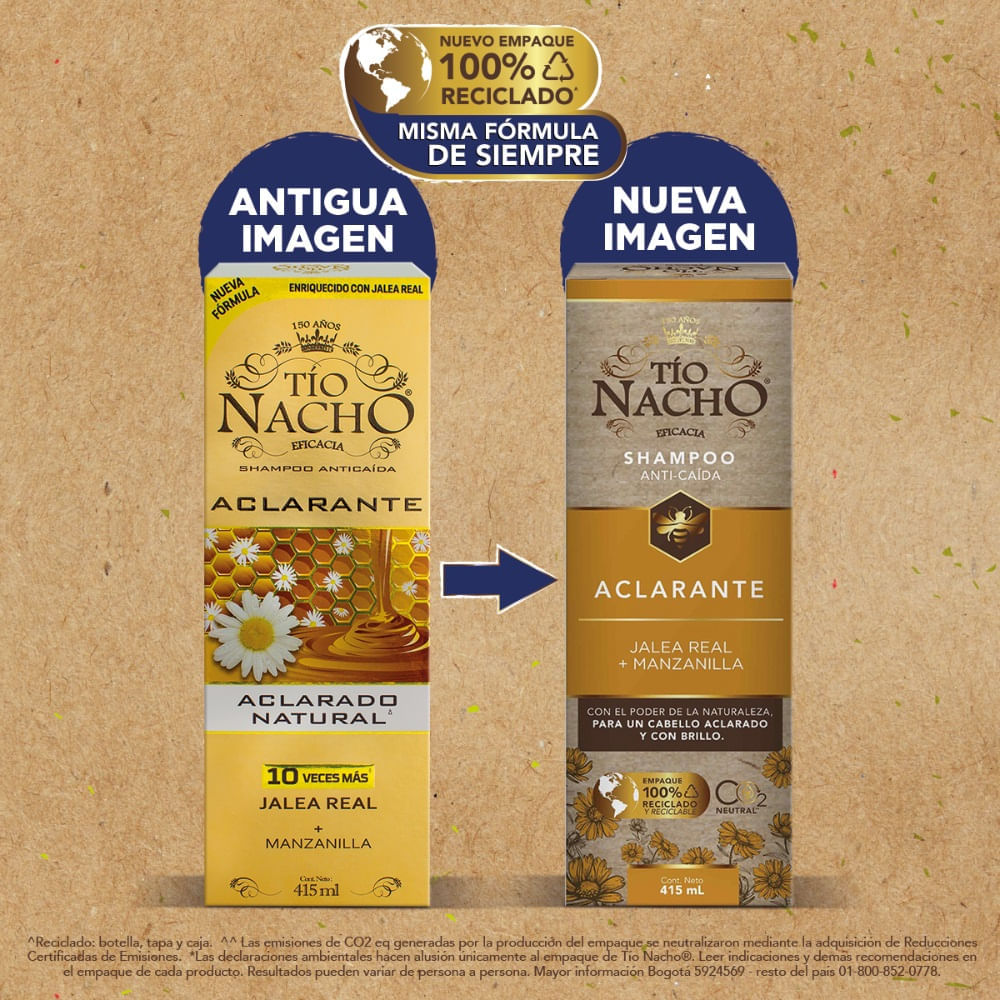 Tio Nacho Shampoo Capilar Manzanilla Aclar | Puntos Colombia