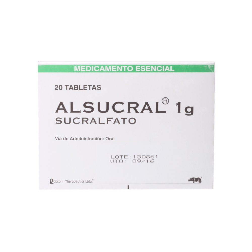 Alsucral 1Gr Caja X 20 Tabletas | Puntos Colombia