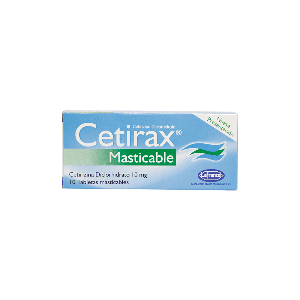 Cetirax 10Mg Caja X 10 Tabletas | Puntos Colombia