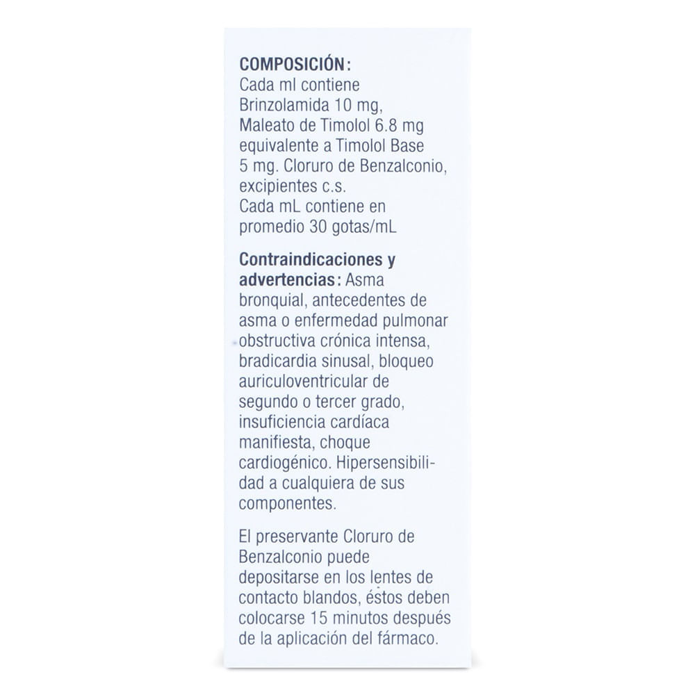 Azarga Suspension Oftalmica 10Mg/Ml-5Mg/Ml | Puntos Colombia