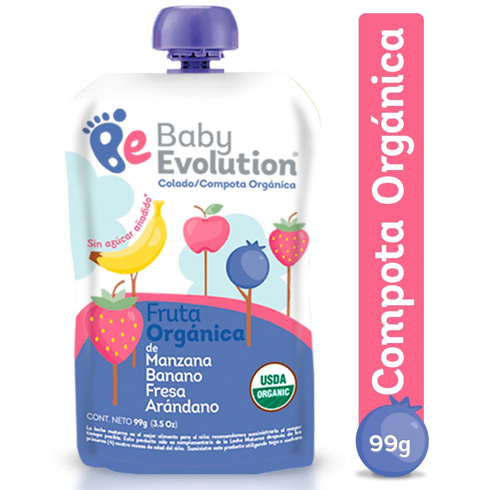 COMPOTA BABY EVOLUTION MANZANA BANANO FRES | Puntos Colombia