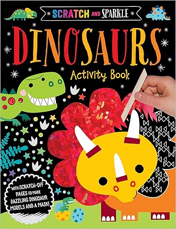 SCRATCH AND SPARKLE DINOSAURS ACTIVITY BOO | Puntos Colombia