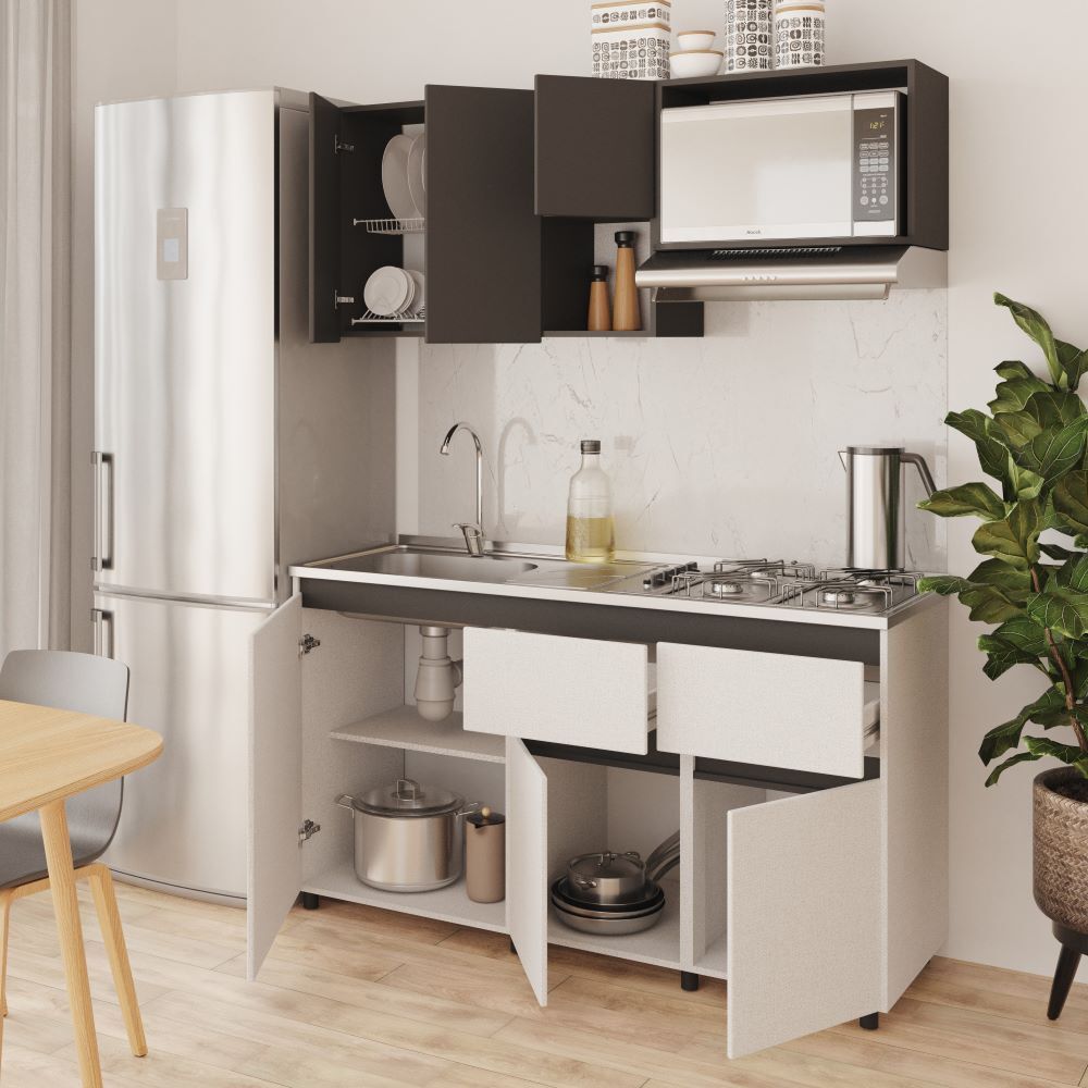 Cocina Integral Toscana 1.50m + Griferia | Puntos Colombia