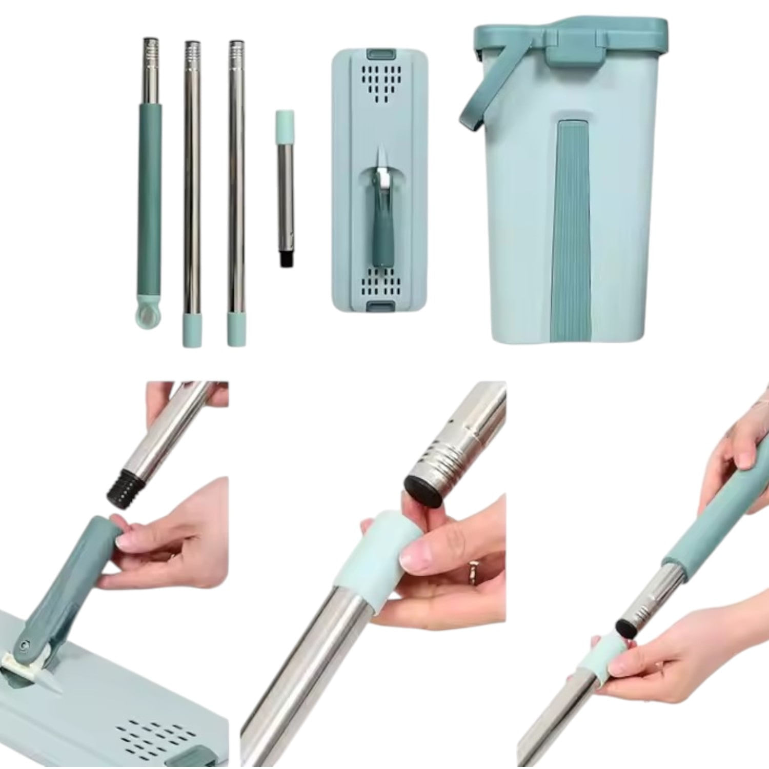 Trapero 360 Con Balde Escurridor Limpieza | Puntos Colombia