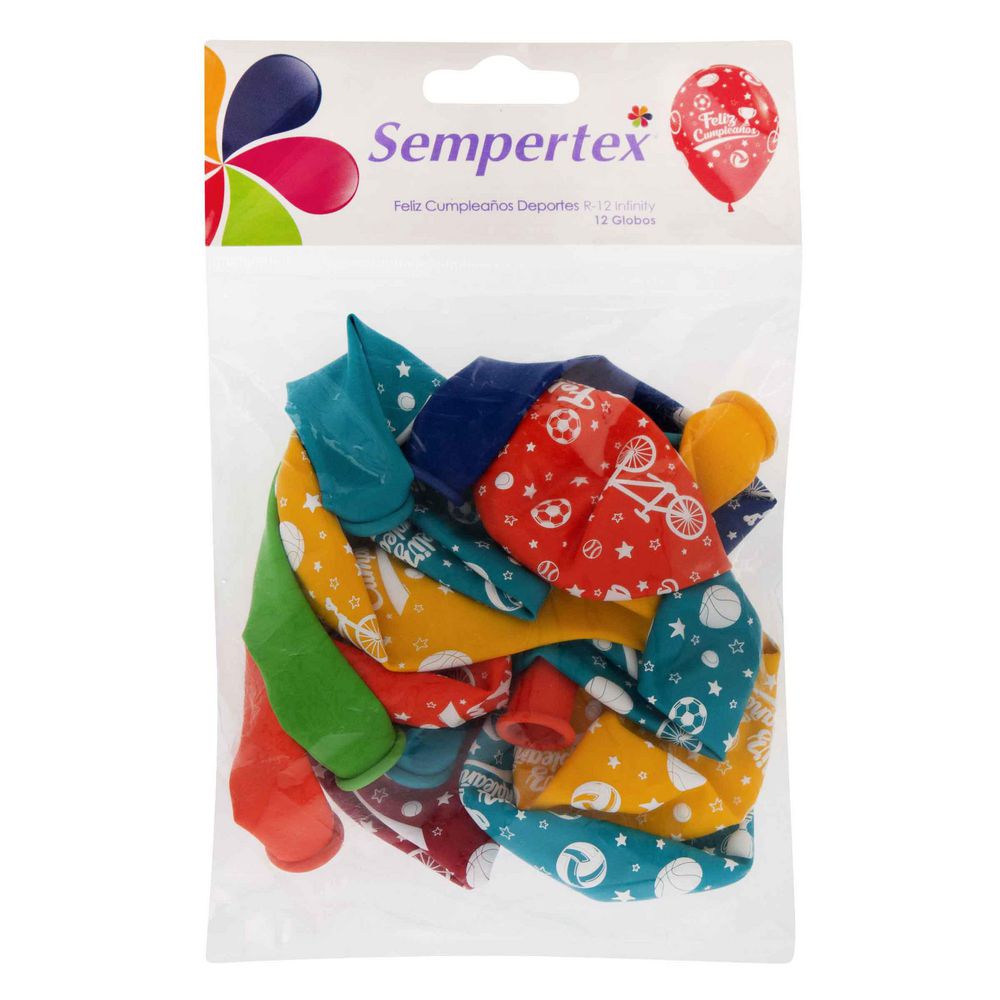 GLOBOS CUMPLEANOS DEPORTES SEMPERTEX 77033 | Puntos Colombia