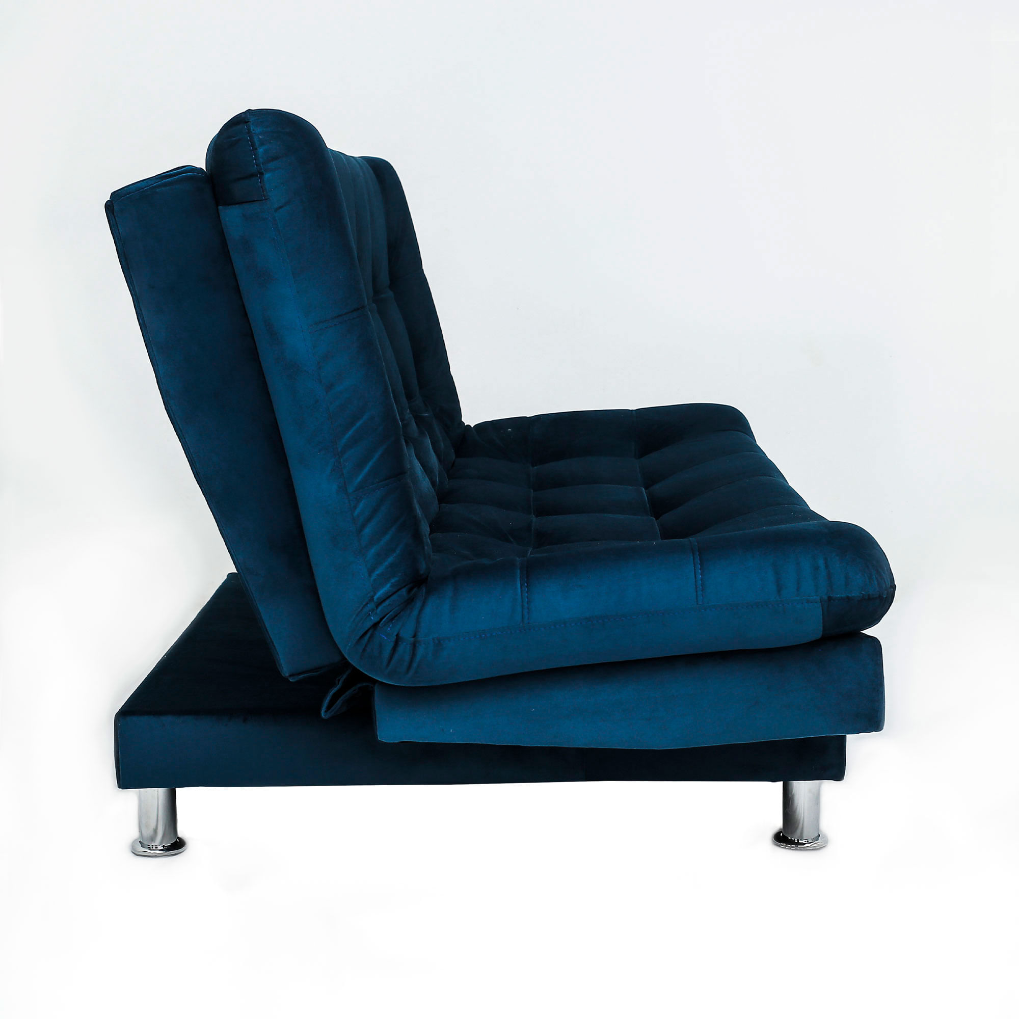 Sofa Cama E-madera Grace Azul + Cojines | Puntos Colombia