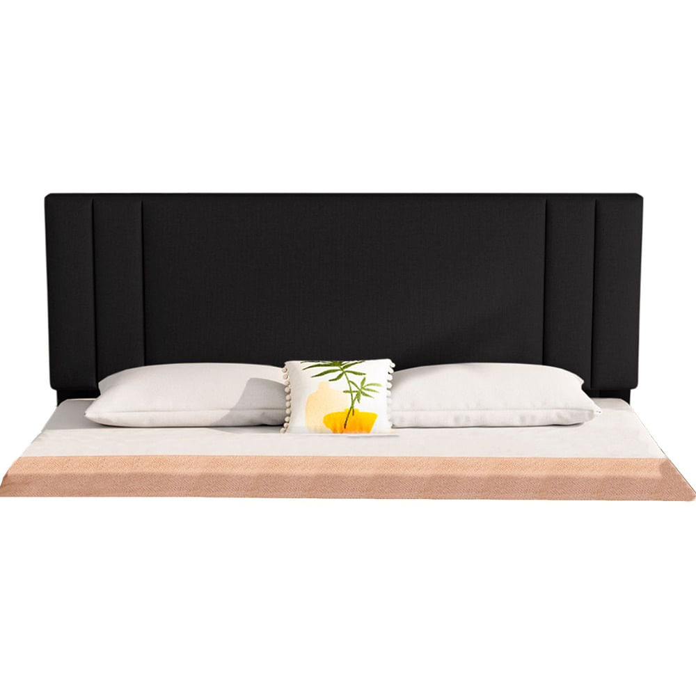 Base Cama Con Espaldar Doble Lupe Negro | Puntos Colombia